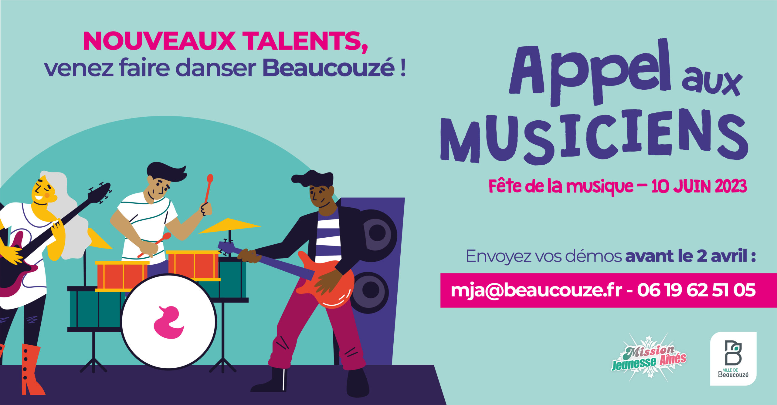 Fête de la musique : Appel aux musiciens - Mairie de Beaucouze