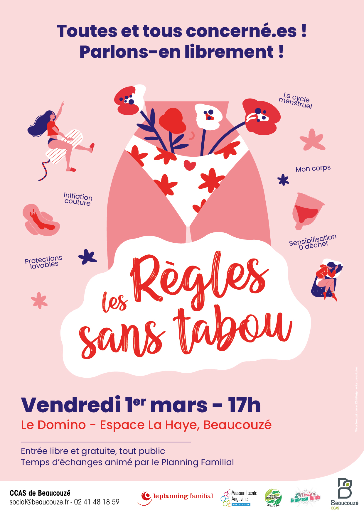 Temps d'information : Les règles sans tabou ! - Mairie de Beaucouze